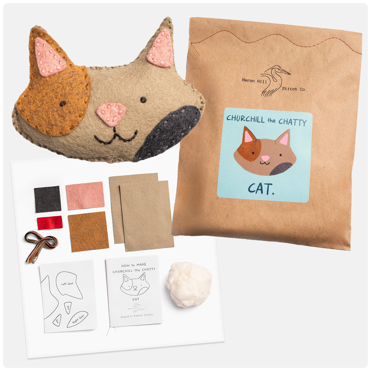 Churchill the Chatty Cat Craft Kit