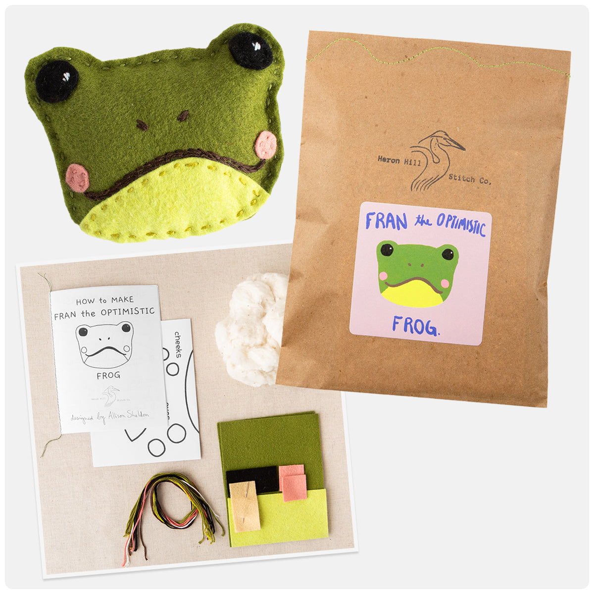 Fran the Optimistic Frog Craft Kit